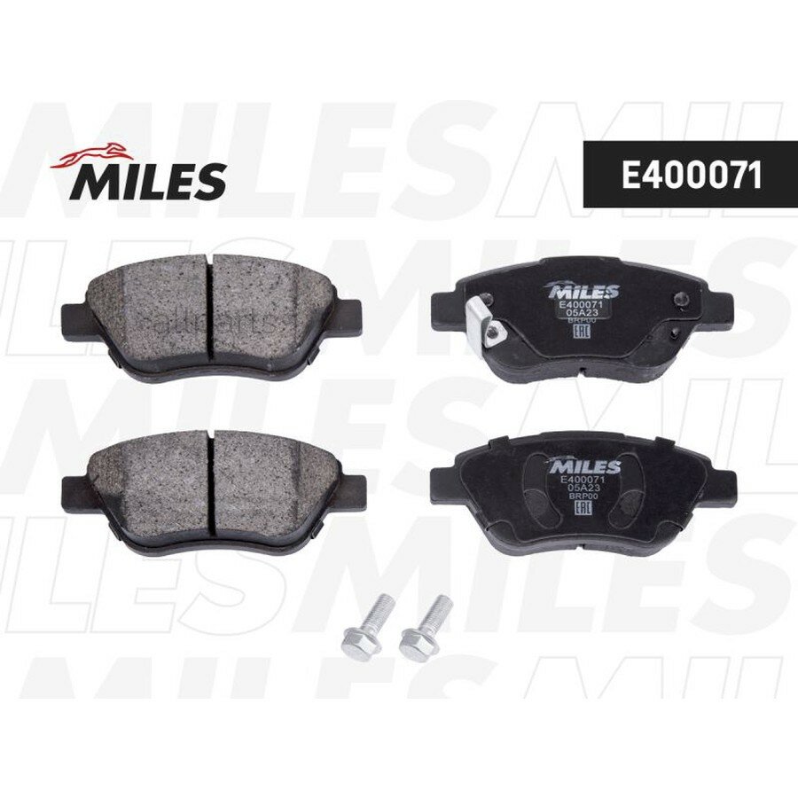 MILES E400071 Колодки тормозные OPEL CORSA D 06> передние