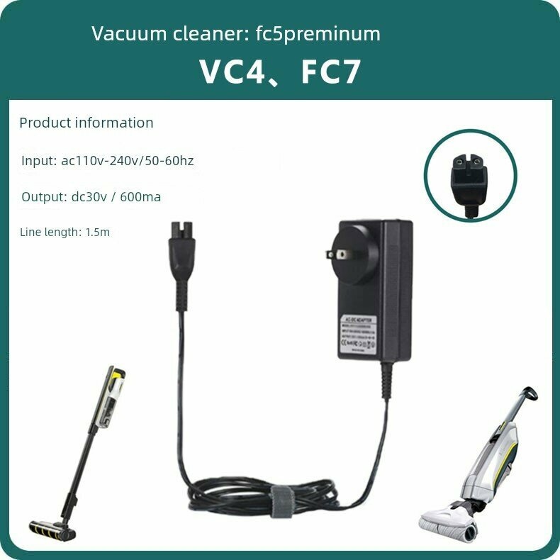 Зарядное Устройство C Типа для Пылесоса Karcher, Блок Питания для Домашней Машинки и Аксессуаров