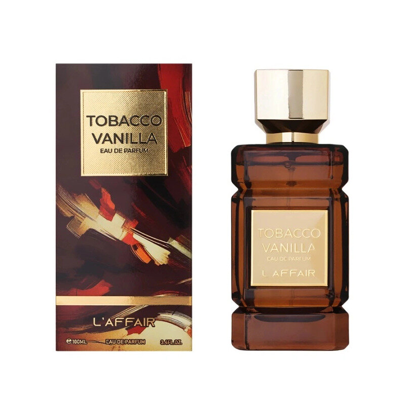 Парфюмерная вода для женщин и мужчин L Affair Tobacco Vanilla 100 мл / Духи Лефер Тобакко Ванилла / Табак Ваниль