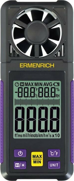 Цифровой Анемометр Ermenrich Seek Dn10