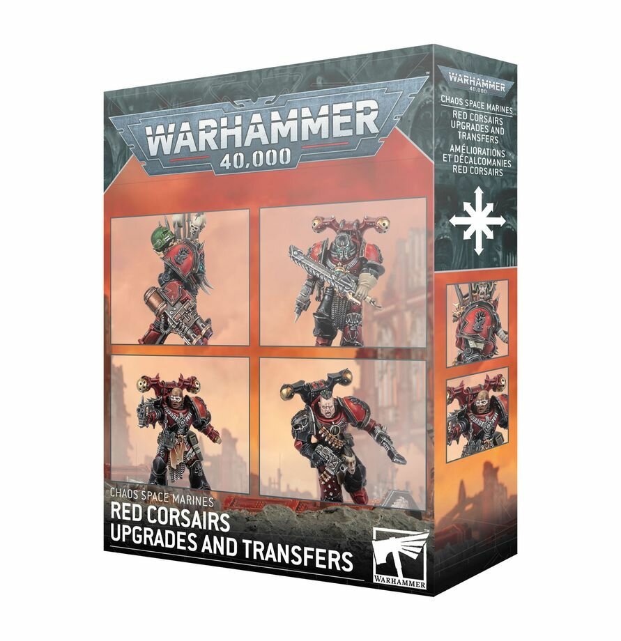 Набор миниатюр для настольной игры Warhammer 40000 - Chaos Space Marines: Red Corsairs Upgrades and Transfers