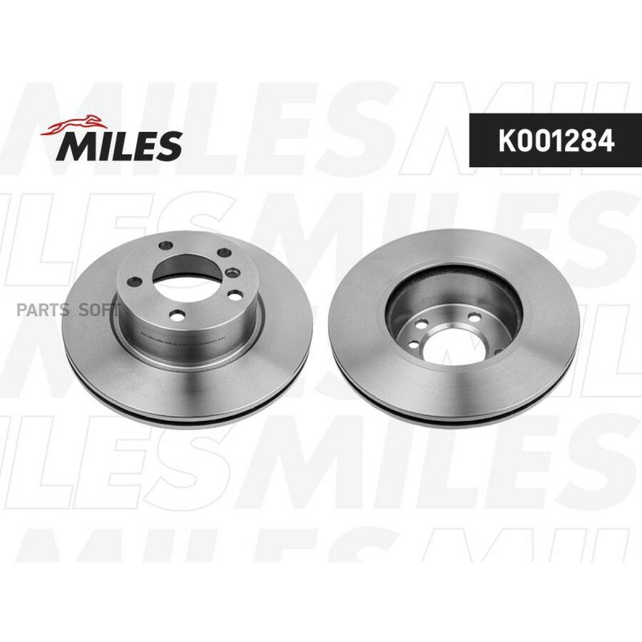 MILES K001284 Диск тормозной BMW 1 F20 118-120/3 F30 316-320 передний вент. D=300мм. ()