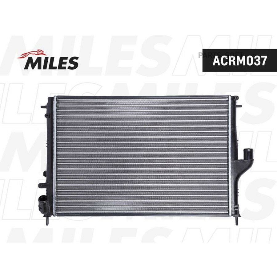 MILES ACRM037 Радиатор RENAULT LOGAN 07- /SANDERO 08-/DUSTER 11- 1.6/1.5dCi K9K / LADA LARGUS 1.6 12- ()