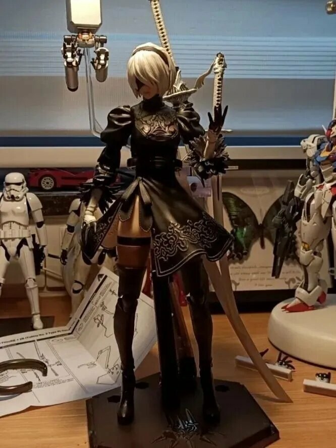 Аниме фигурка Ниер: Автомата/NieR: Automata, YoRHa/2B, роскошное издание(H28cm)