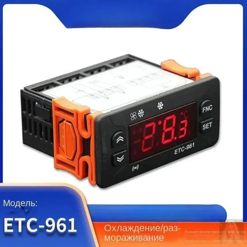 Elitech ETC-961 для холодильника с 1 датчиком / Микропроцессор для торгового холодильного оборудования