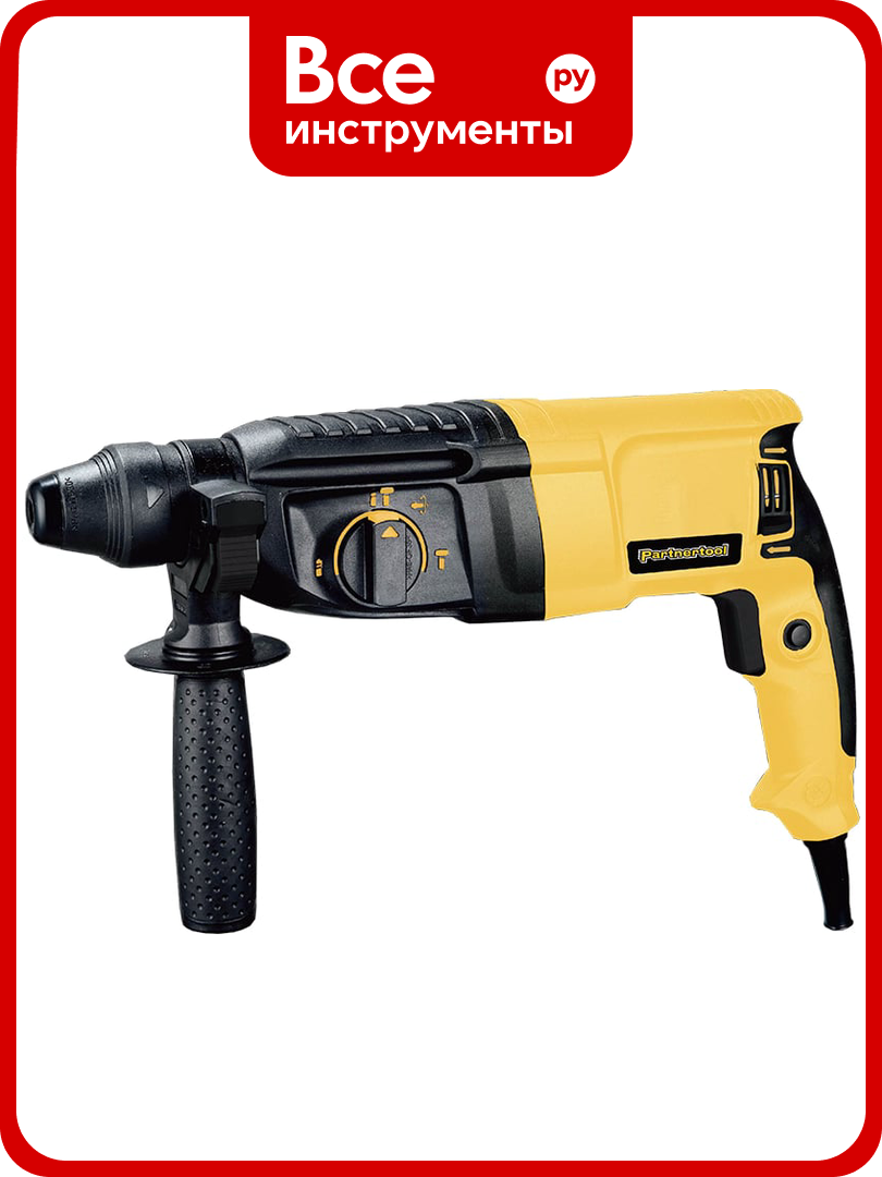 Перфоратор PARTNERTOOL PRH-1100, SDS-Plus, 1100Вт, 3 режима, с кейсом
