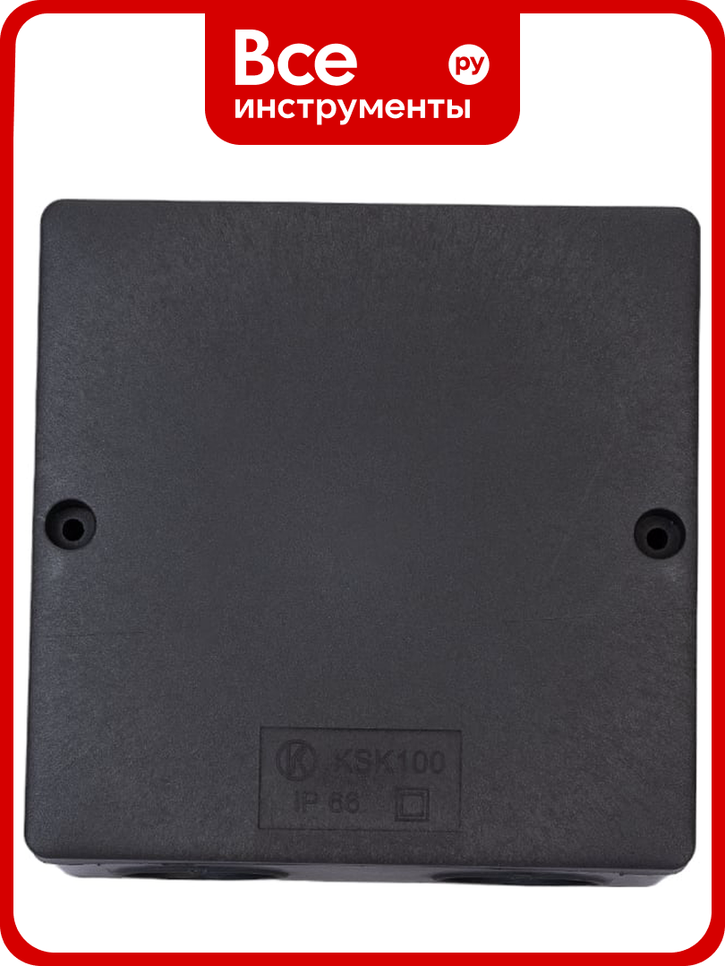 Ультрафиолетостойкая коробка KOPOS для О/П Черная IP66 KSK 100_FA, из нержавеющей стали