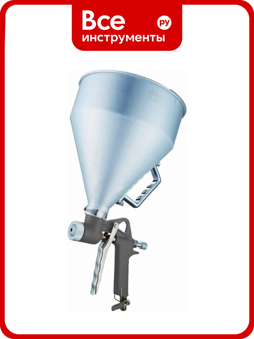 Грунтовочный краскопульт Pegas pneumatic 2701, для нанесения декоративной штукатурки штукатурки различных жидких,