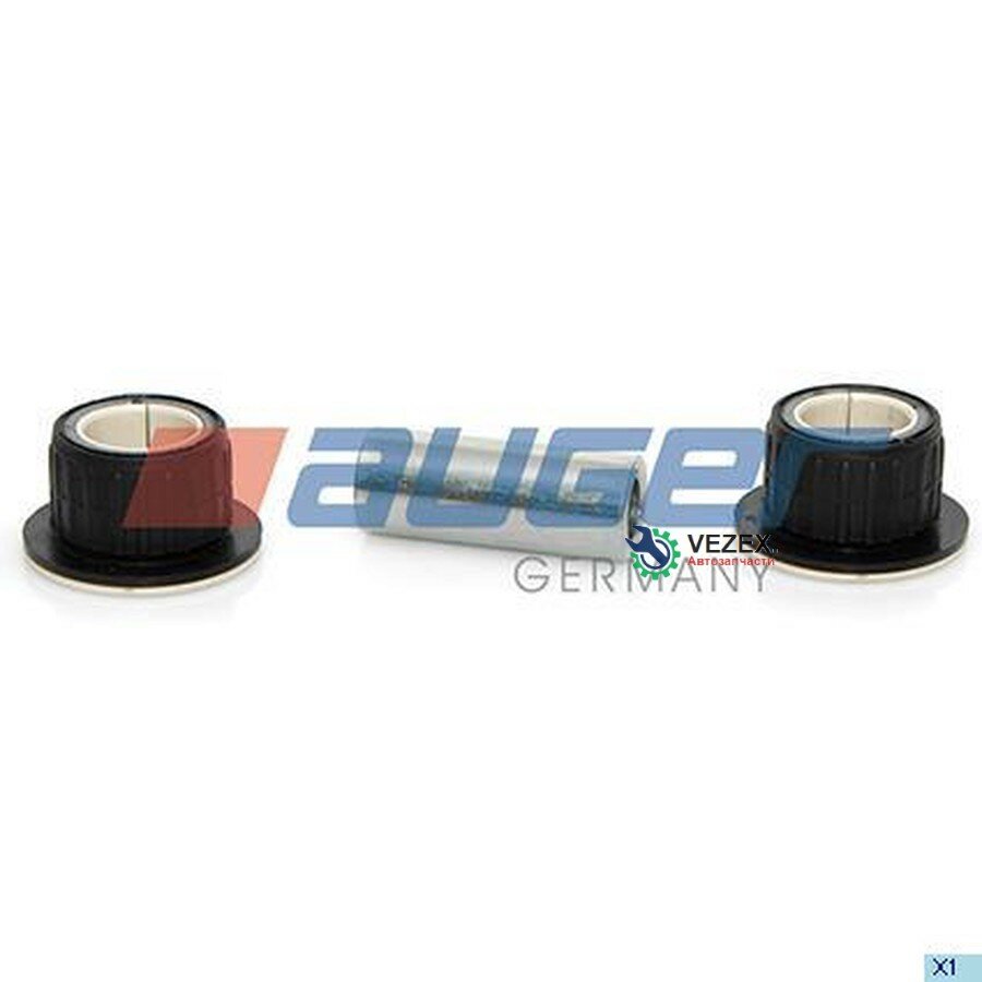 AUGER 79045 р/к пальца рессоры! втулки 2шт (рп) D35xD55,50x44mm, втулка (м)-1шт \ Iveco