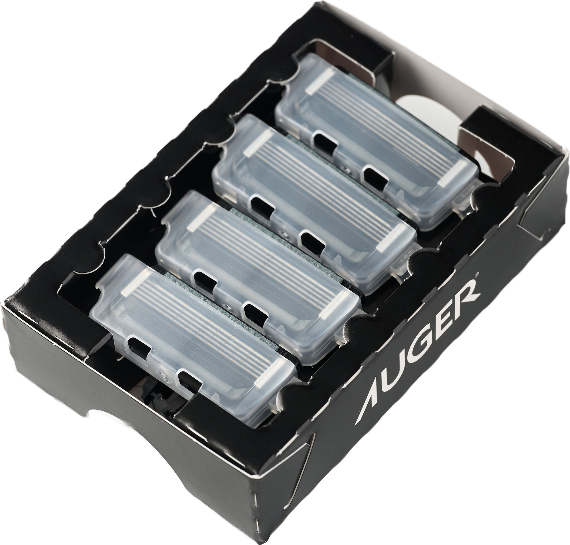 AUGER Сменные кассеты для бритвенного станка 4 шт Auger 4 Blades 30ml