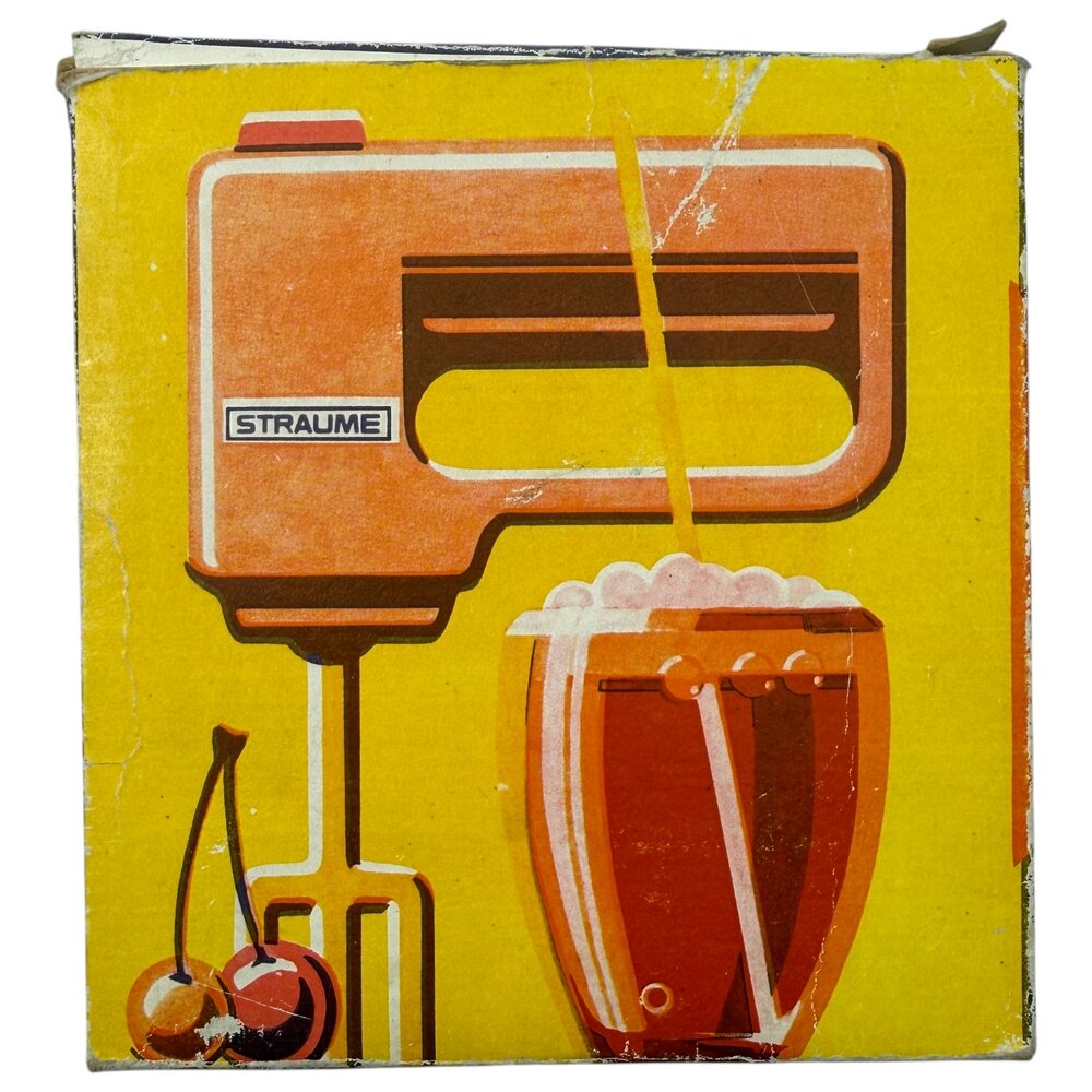 Игрушка электромеханическая "Детский миксер" 1985 г. З-д "Straume", СССР (В коробке)