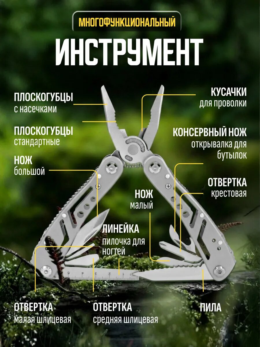 Мультитул туристический — фото 1
