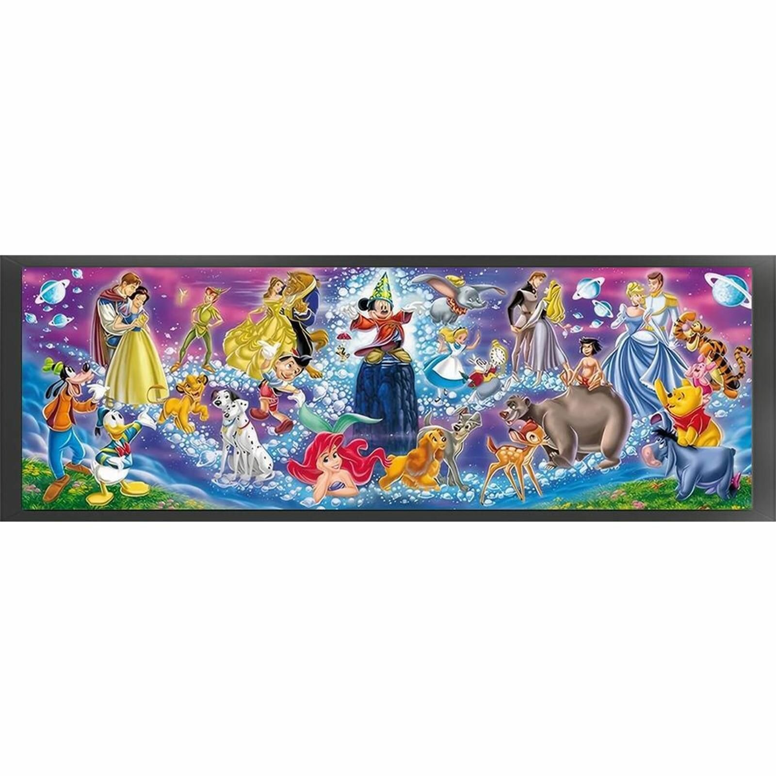 Крестиком вышивка Персонажи Disney на хлопковой канве 14CT, размер 120 40 см