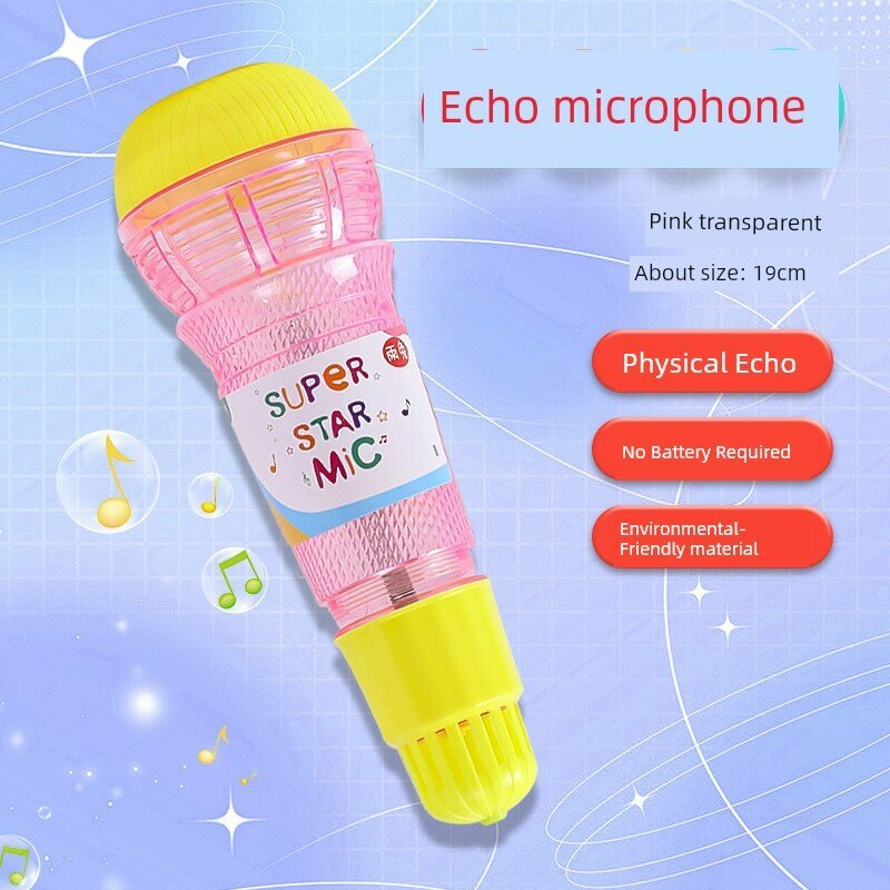 Микрофон-эхо, детская игрушка, музыка, пение, физический эхо, для девочек и мальчиков, подарок для детского сада