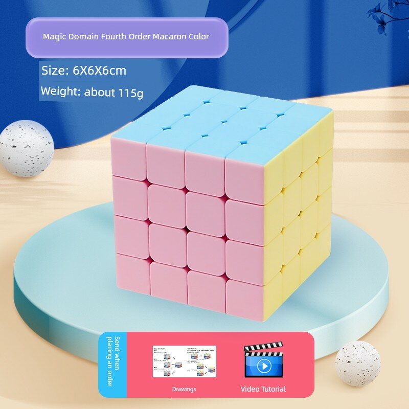 Магнитный кубик Рубика Diansheng Macaron 3x3 Competition Edition с 3 магнитами, 4x4, 5x5, 6x6, 7x7, детская игрушка.