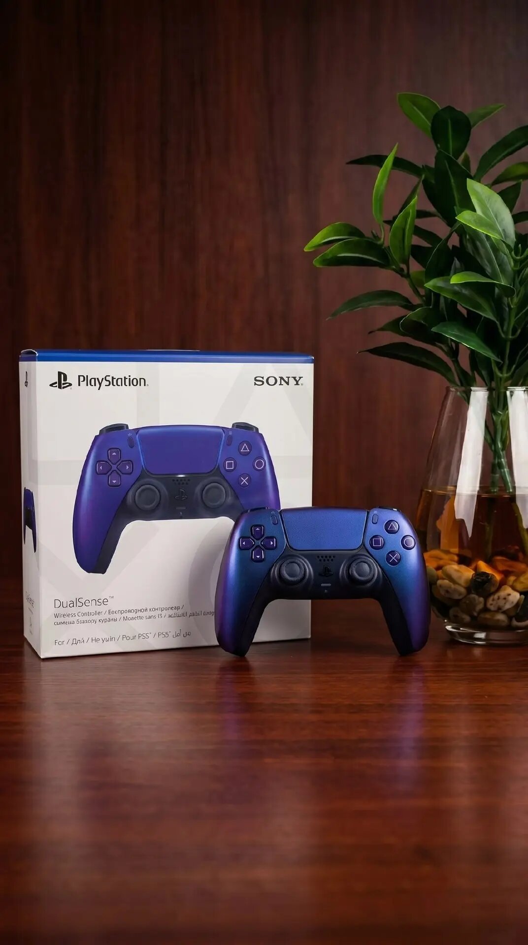 Геймпад Sony DualSense, беспроводной (USB-C), цвет Chroma Indigo, поддержка PS5 и ПК