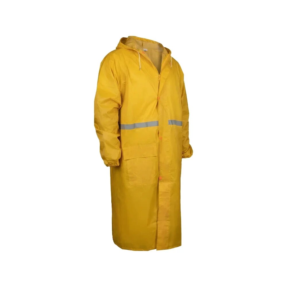 Дождевик Samgrupp желтый, XXL SAMC-056100002 с капюшоном, молнией, с отражающей полосой — фото 1