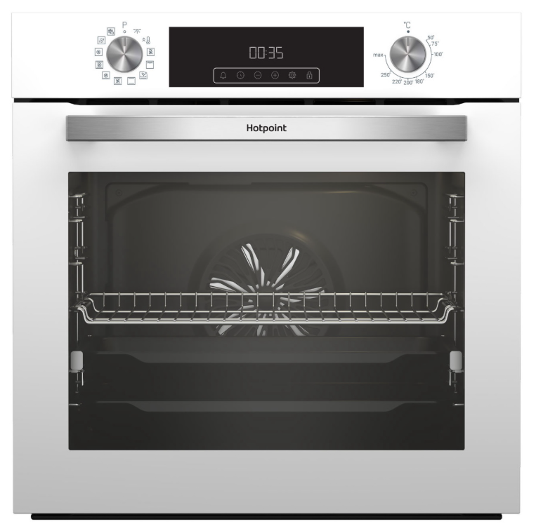 Духовой шкаф Hotpoint HFE91231JSHWHG, электрический, гриль, конвекция, белый