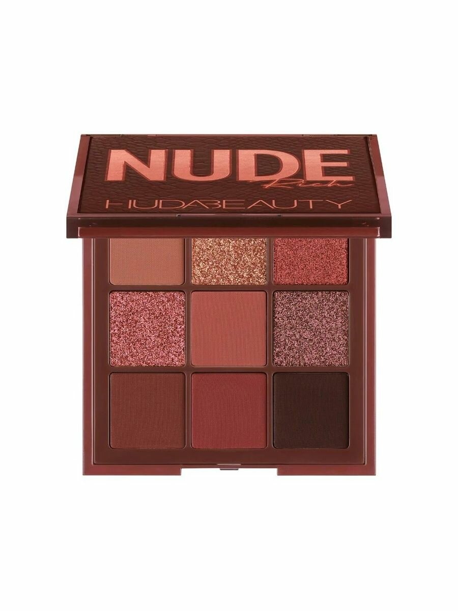 HUDA BEAUTY Палетка теней для век Nude Obsessions Eyeshadow Palette (Rich)