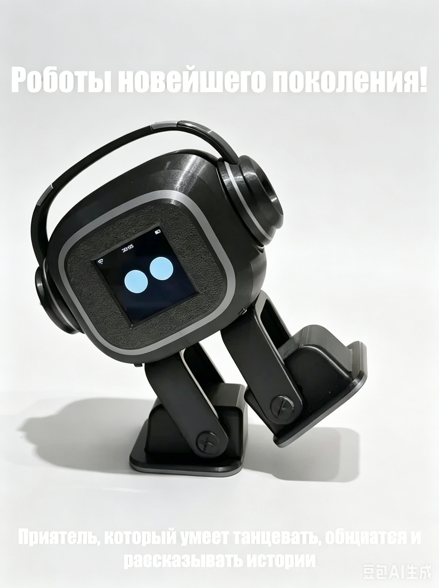 Emo роботНовый интеллектуальный настольный , танцевальное, русское ，черный