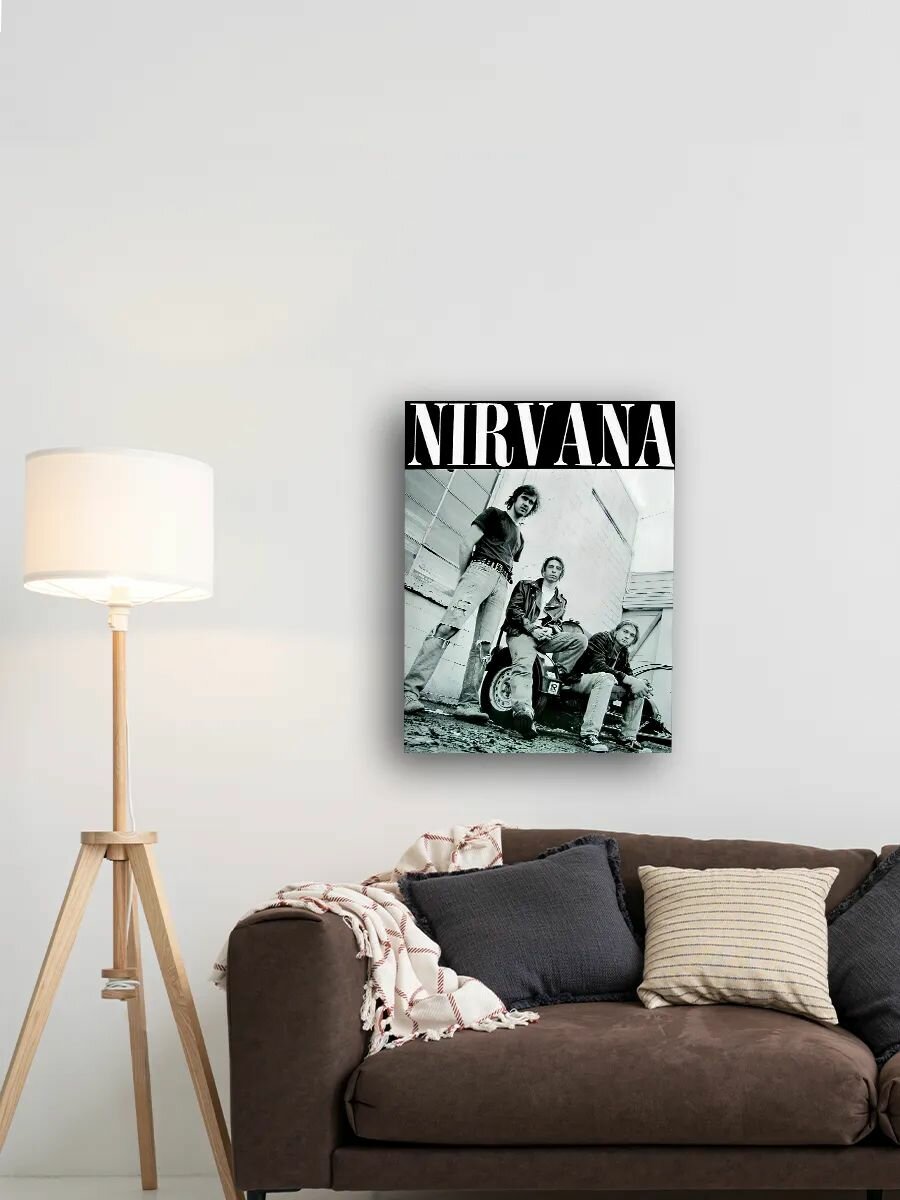 Постеры на стену Nirvana, плакат 1шт, А4 размер. — фото 1