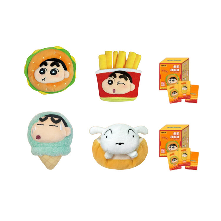 Брелок-плюш унисекс 52TOYS All Happy Bucket, Crayon Shin chan, 2 Mystery Boxes (Random Style)