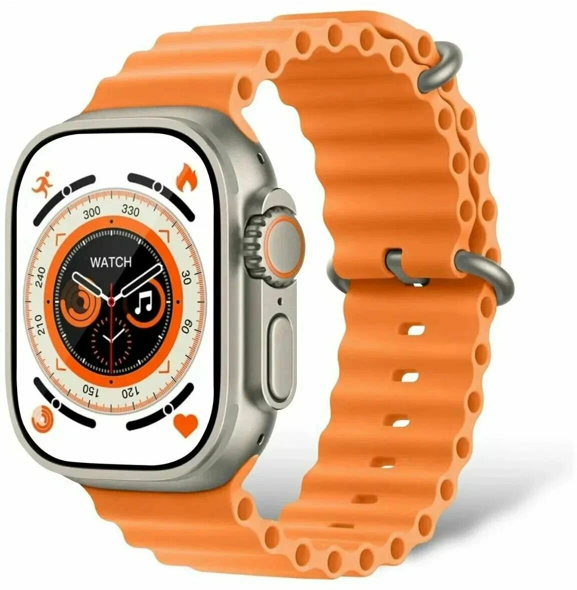 Смарт-часы Hoco Y23 Ultra Watch титан-золото