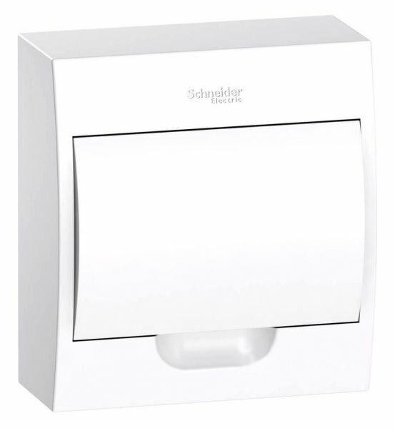 Бокс навесной City9 Box 1 ряд 8мод IP40 IK07 63А 2 клеммы с бел. дверцей SE EZ9E108P2SRU