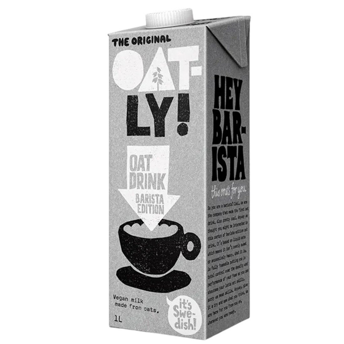 Напиток овсяный OATLY! Barista Edition ультра растительное молоко Oat Drink Barista Edition Оатли
