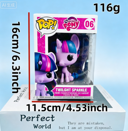 My Little Pony Twilight Sparkle 06, виниловая фигурка единорога, в фирменной коробке