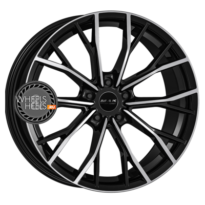 Диск автомобильный литой MAK Mark 18x8 5x112 et54 dia66.6 Black mirror