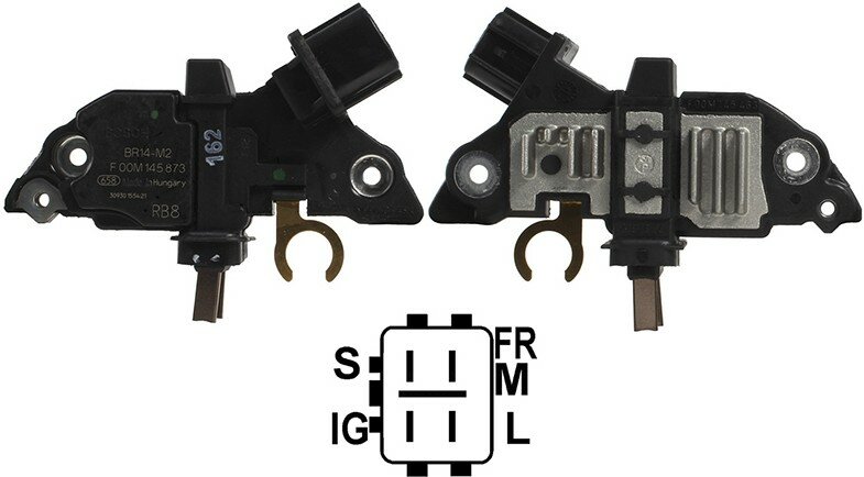 Реле-регулятор напряжения генератора SAT ST-235-0014 TOYOTA AVENSIS 00-08/COROLLA 03-09/Hiace #H1#/#H2# 2.5D 01- 2KD