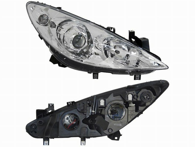 Фара SAT ST-550-1137R-LD-EM Peugeot 307 05-08 справа/ Ксенон/Галоген/ под электрокорректор