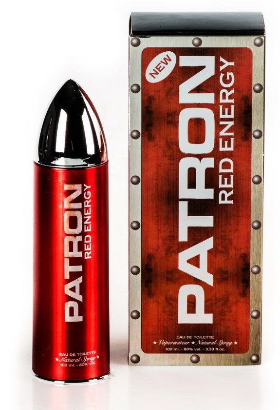 Туалетная вода XXI CENTURY "Patron Red Energy", древесные, цитрусовые ноты, 100мл