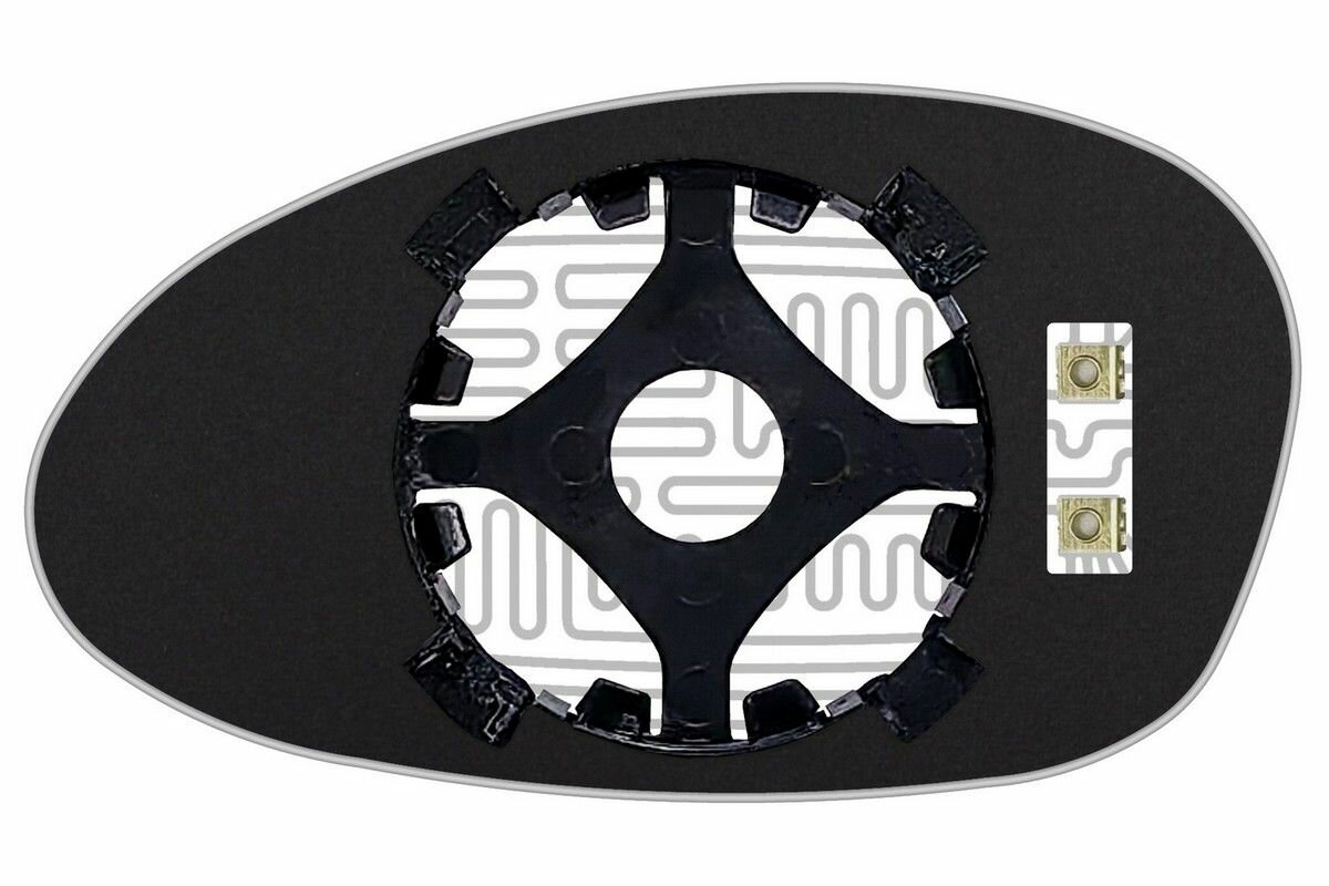 Зеркальный элемент R сферический с обогревом BMW 1 E81 E82 E87 E88 04-07 R. Sf. Cr. 12V. ERGON 99810409