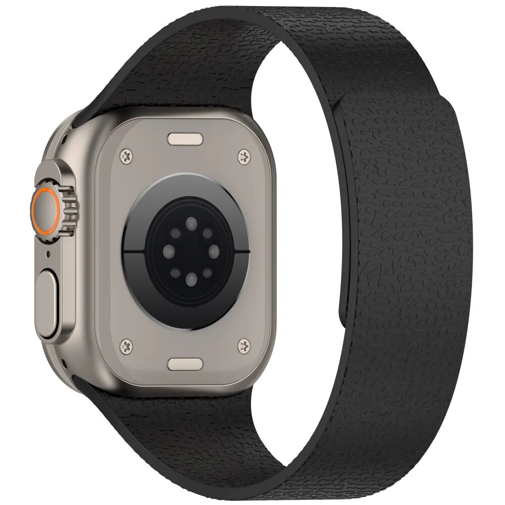Силиконовый ремешок для Apple Watch 9 8 7 6 SE 5 4, магнитный ремешок для iWatch серии 41 мм 40 мм 38 мм
