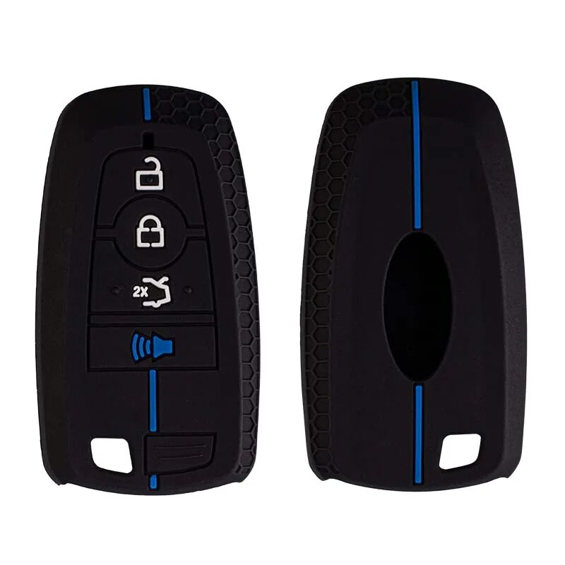 Силиконовый чехол для ключей Ford Blue Line