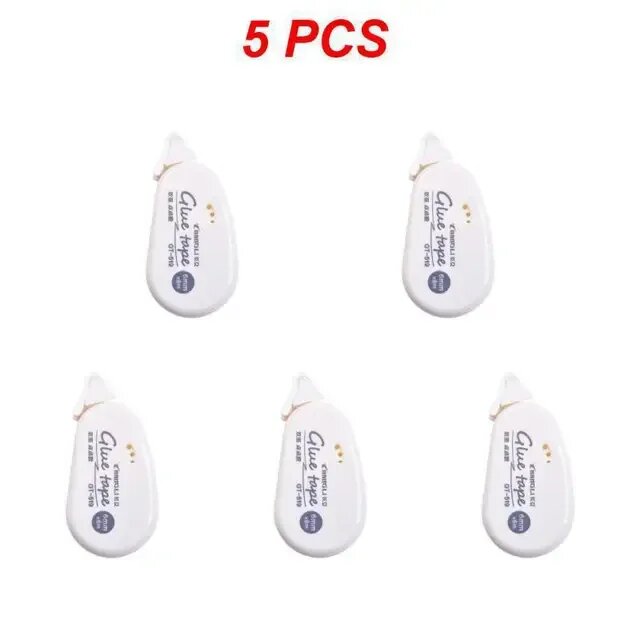 Двухсторонний скотч 6м синего цвета Белый, Style C 5pcs