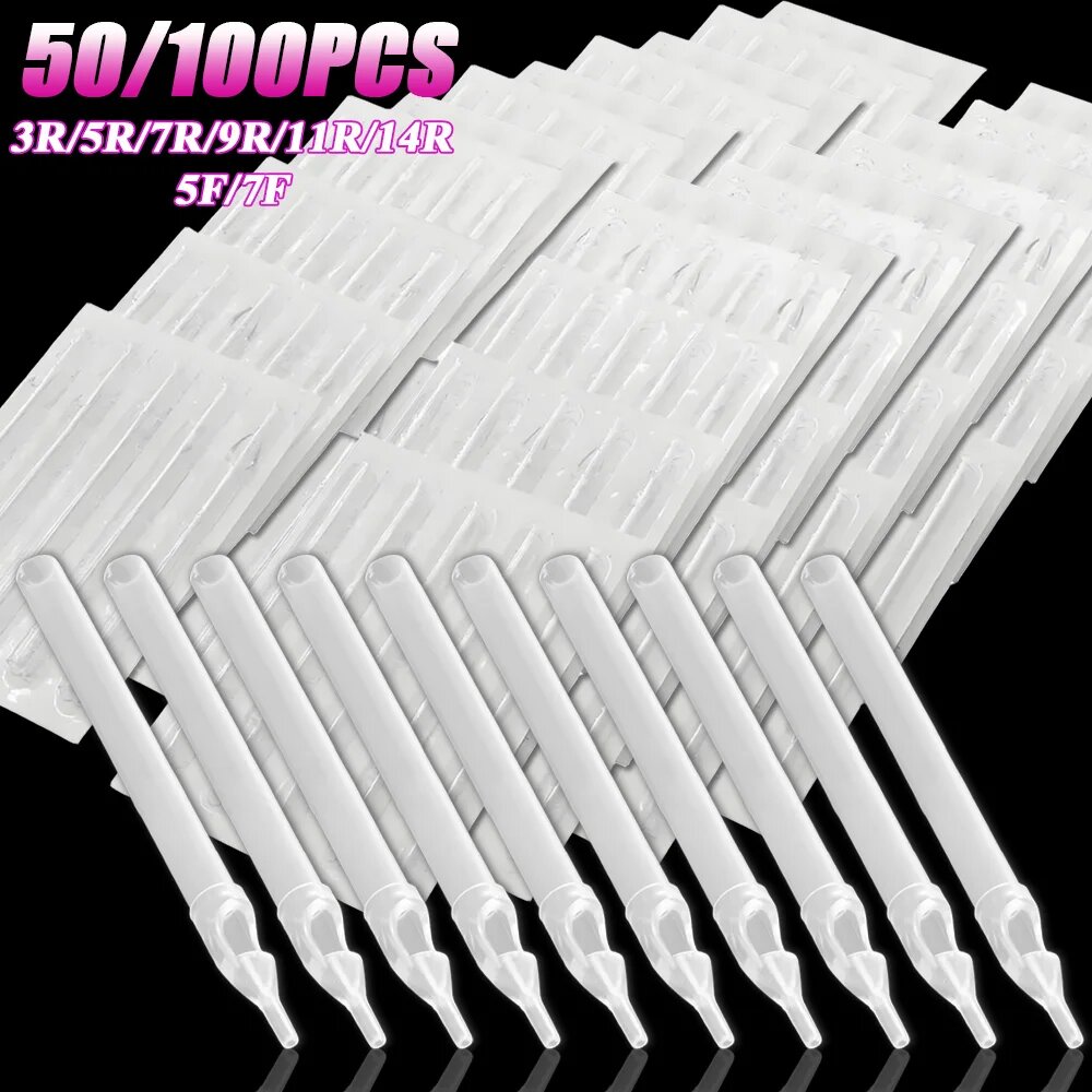 Наконечники для тату PEPAX 5R (50 шт.)