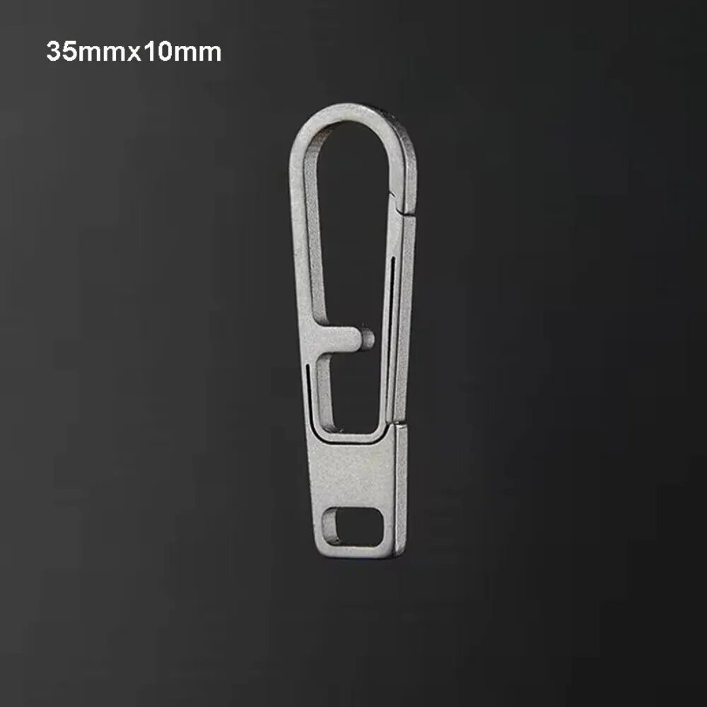 Брелок-коннектор титановый, Grey 35mmx10mm