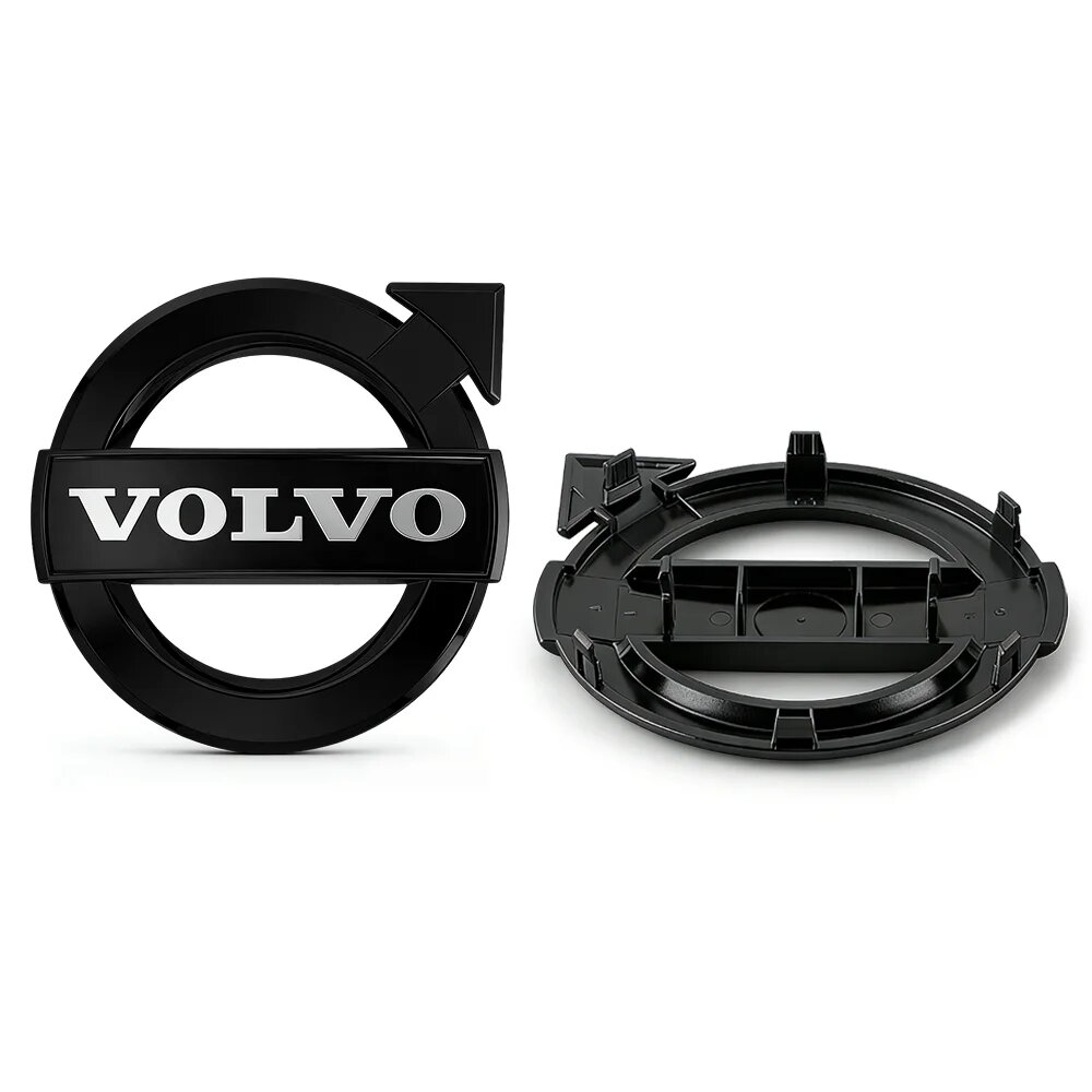 Для Volvo Rdesign V40 V50 S40 S80 XC60 S60 XC40 C40 V90 XC60 S90 T6: Накладка на решетку Black