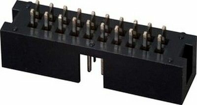 BH-20 (IDC-20MS), Вилка на плату прямая 20pin 2.54мм / 5 штук
