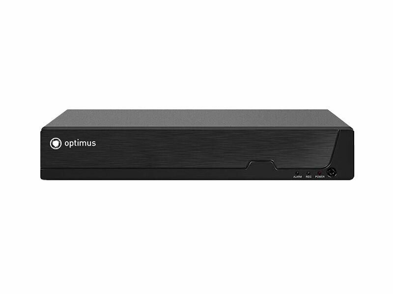 AHDR-4004_V.1 Видеорегистратор 4 канальный 8MP 1 аудио (SATA*1 14ТБ) Optimus Connect