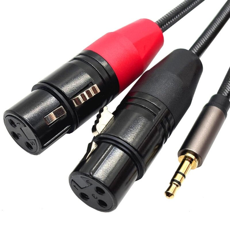Кабель для микрофона с разъемом от 3,5 до dual XLR аудиокабель-3 м
