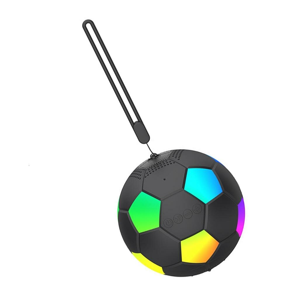Мини-колонка Bluetooth с RGB-подсветкой, Черный