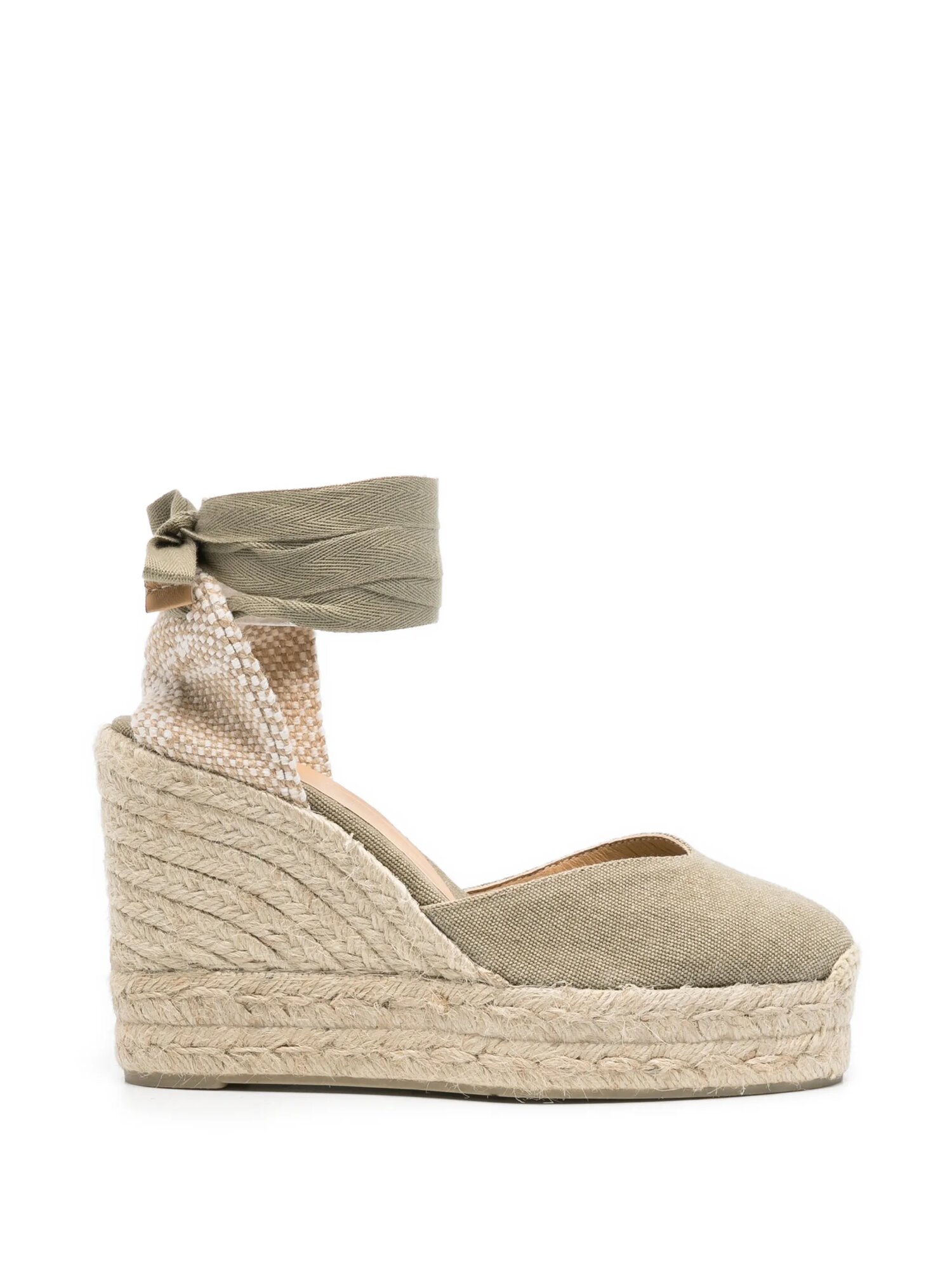 Эспадрильи Tie-fastening wedge espadrilles