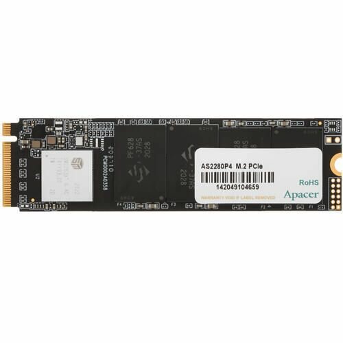 256 ГБ SSD M.2 накопитель Apacer AS2280P4 (AP256GAS2280P4-1) - PCI-E 3. x x4, чтение - 1800 Мбайт/сек, запись - 1100 Мбайт/сек, 3D NAND, 3 бит TLC, NVM Express