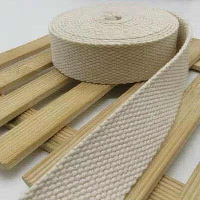 Хлопковая декоративная лента 20/25/32/38 мм, 2 м Бежевый, Beige, 32mm