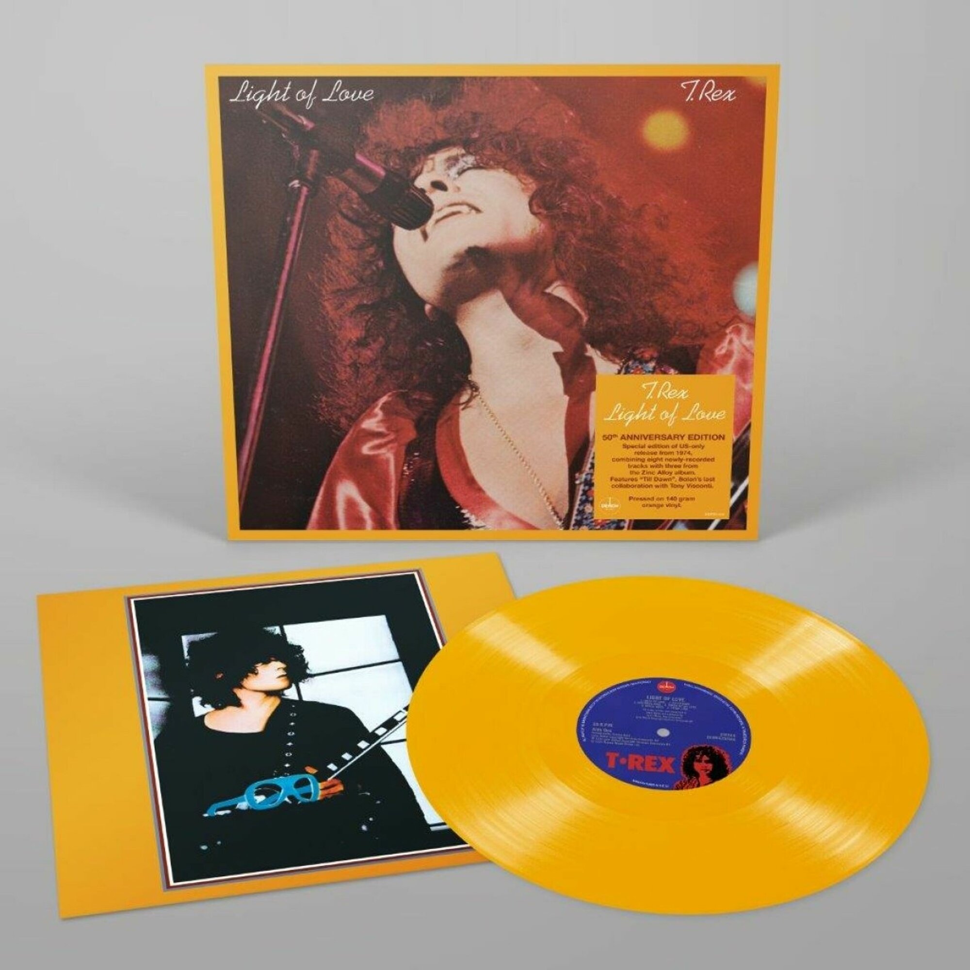 Виниловая пластинка T.Rex (Tyrannosaurus Rex) - Light Of Love (50th Anniversary) (Limited Edition) (Orange Vinyl) (LP) (1 LP)