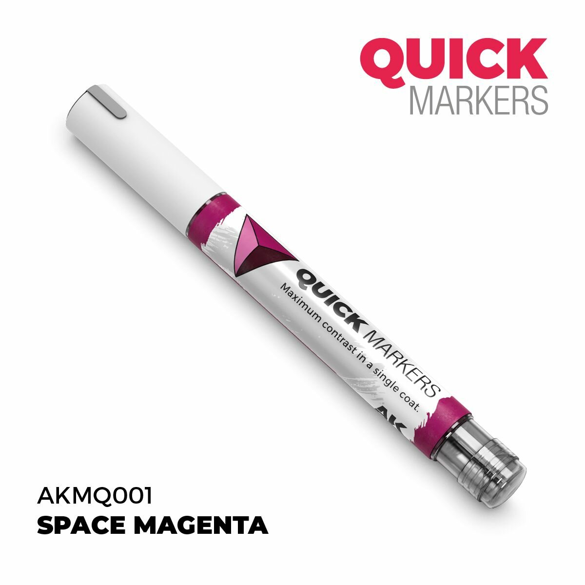 Акриловый маркер с кистью AK Interactive Quick Markers - Space Magenta
